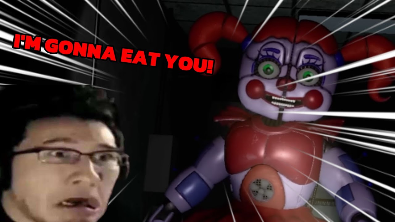 5 Youtubers get scared by circus baby in help wanted 2! #circusbaby#fyp ...