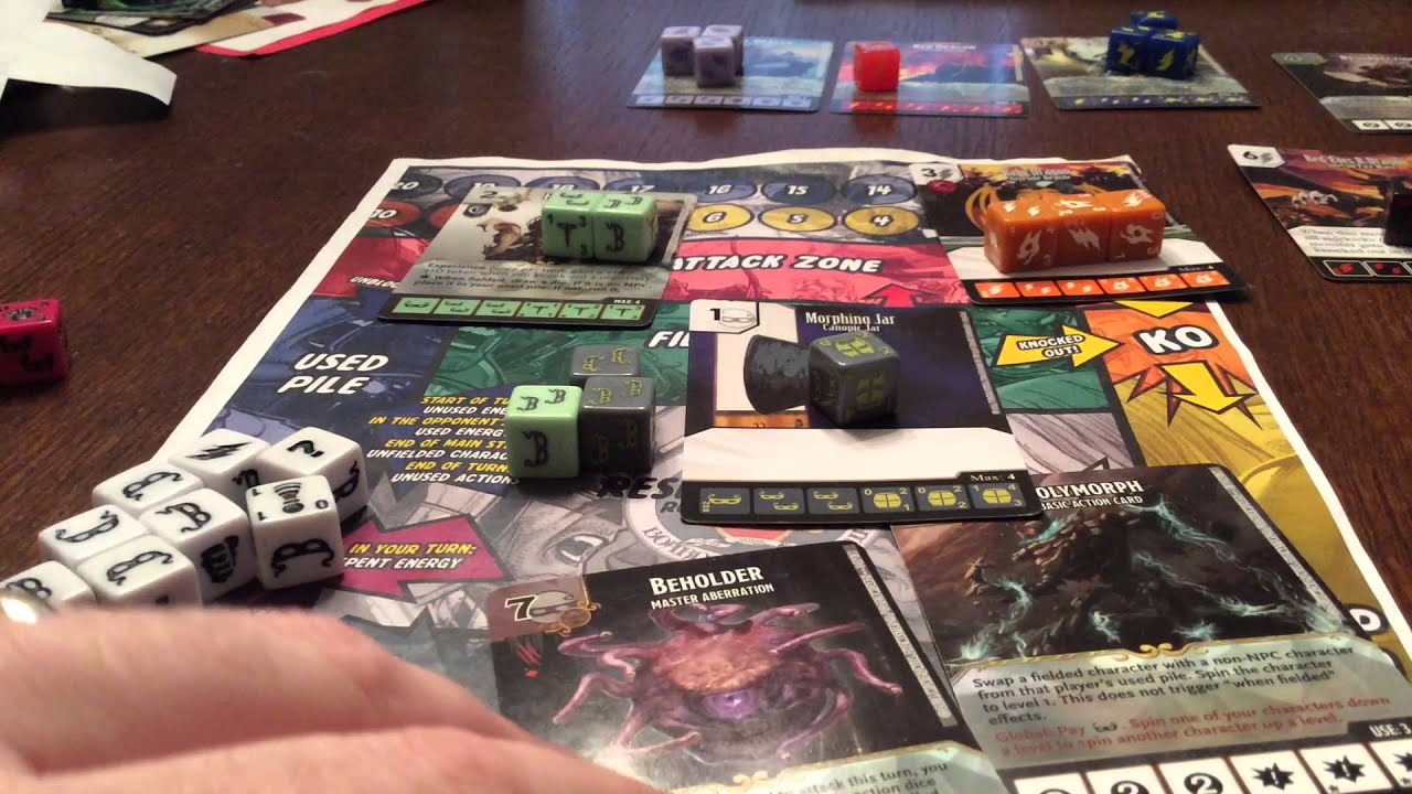 Dice Masters Team Building - Built-in Ramp - YouTube