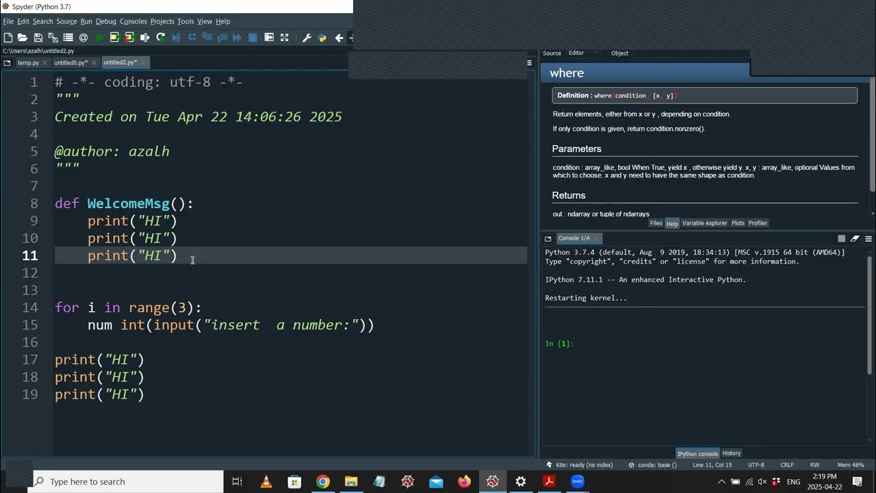 Defining Function Python from Scratch - YouTube