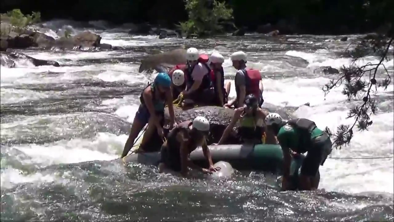 SWR: How to Remove a Pinned Raft from Kimberly's Rock - YouTube