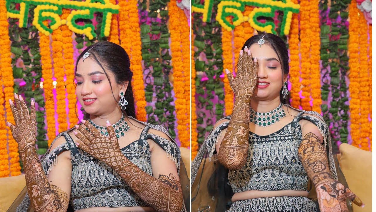 Bride Mehndi Ceremony| Garhwali Wedding| Pahadi Dance| Uttrakhand ...