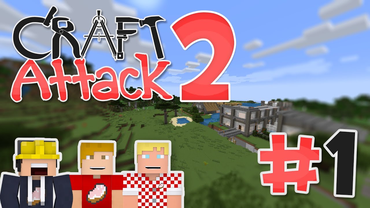 Craft Attack 2 #1 MASTERPLAN! | Porkchop Media - YouTube