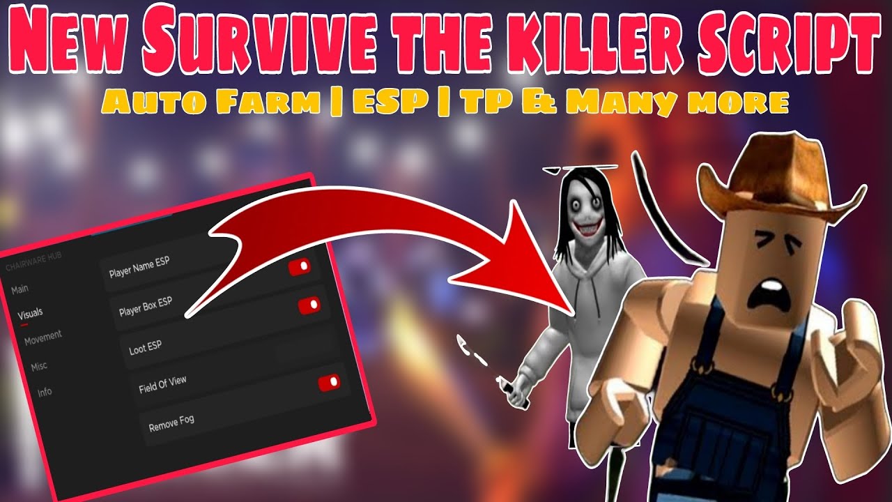 New Survive The Killer Script | Mobile•PC | Hydrogen•Delta•Fluxus - YouTube