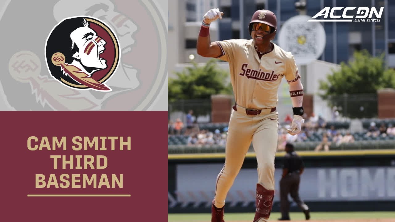 Florida State Third Baseman Cam Smith | 2024 MLB Draft - YouTube