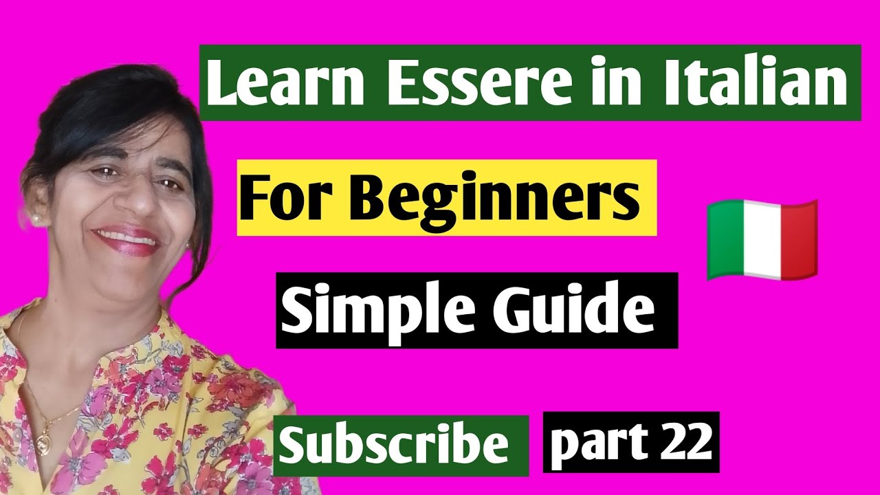 How to use the verb *Essere* in Italian | Complete Beginner's Guide ...