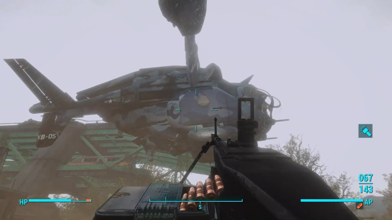 Testing out the new VERTIBIRD! Fallout 4 MODS - YouTube