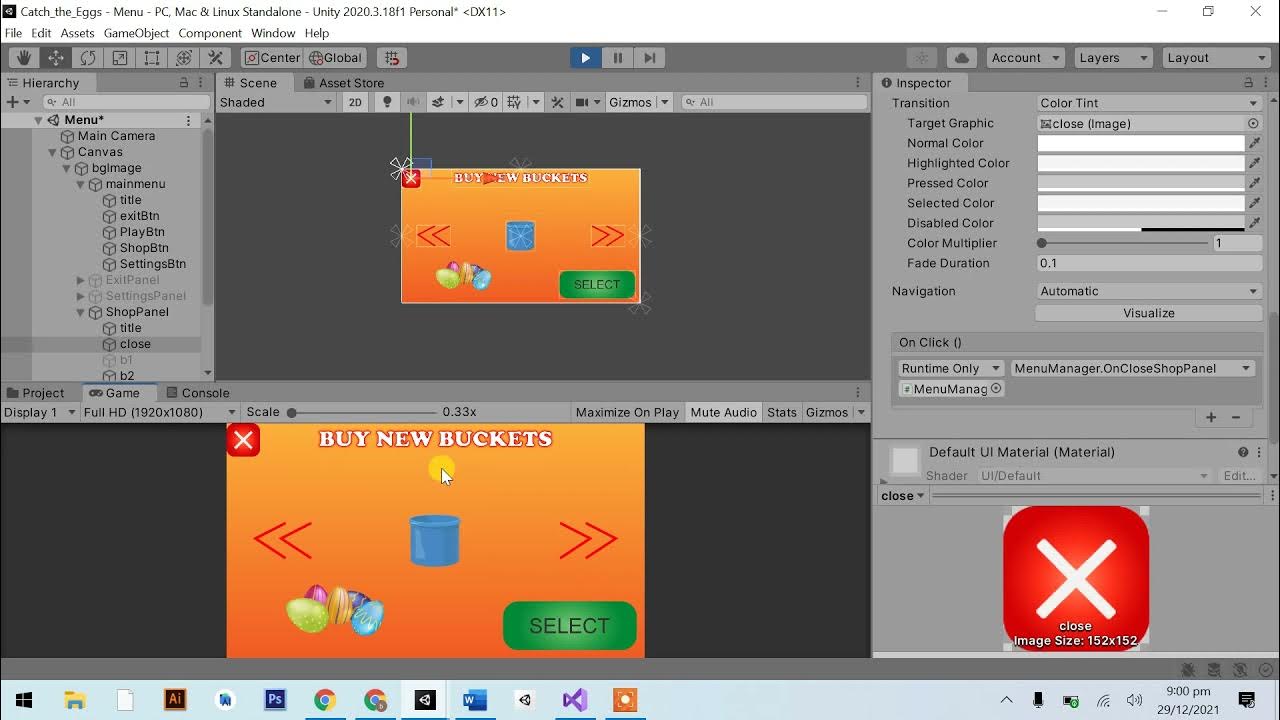 Learn Unity - Character Selection - Unity UI- Unity Complete 2D Game Development Course (#08 ...