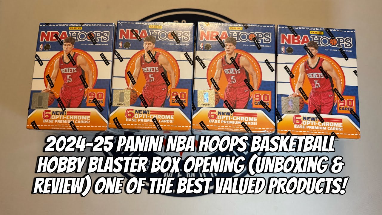 Panini Hoops Blaster Box With Opti-Chrome 2024/25 Panini Hoops ...