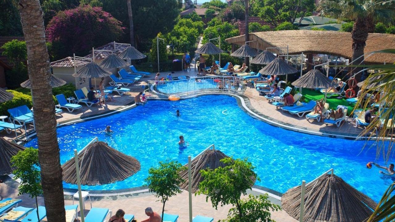 Hotel Can Garden Beach, Side, Turkey - YouTube