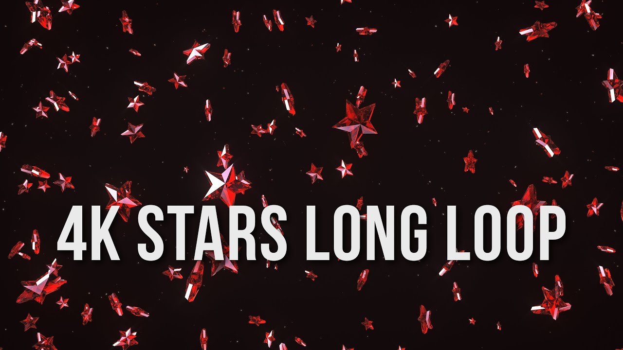 Cool 4K Moving Background – Falling Diamond Stars Loop | Neon Light ...