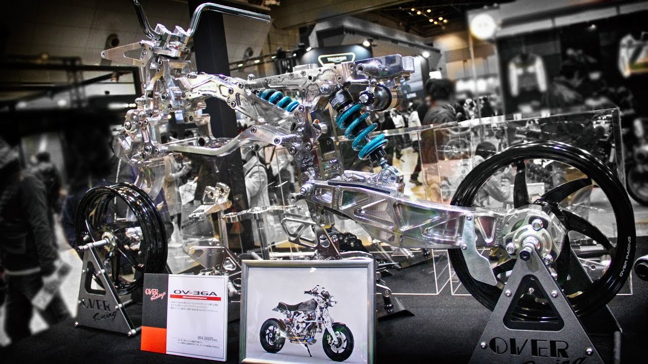 OVER Racing OV-36A Frame | モンキー用スペシャルフレーム - YouTube