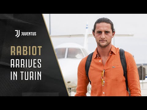 Adrien Rabiot arrives in Turin!