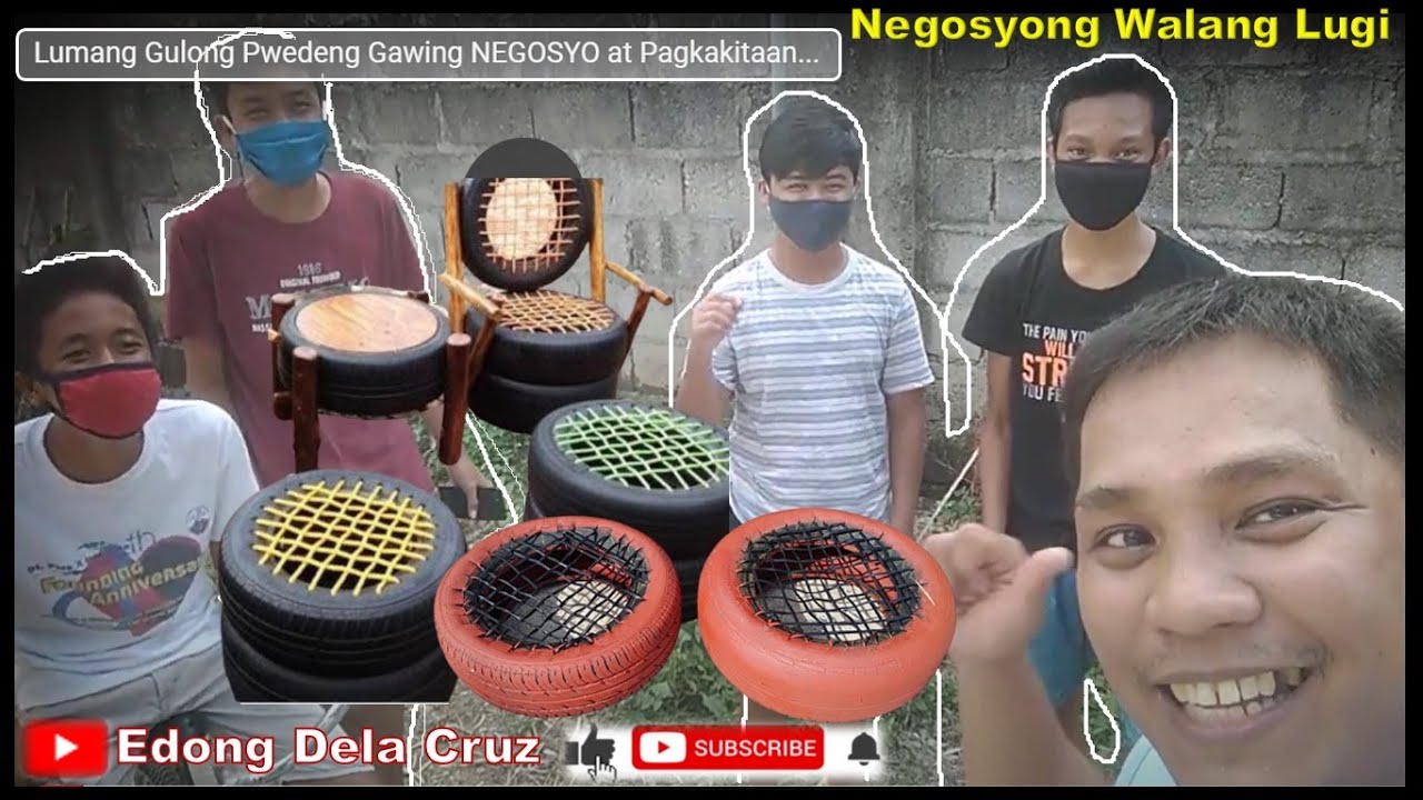 Lumang Gulong Pwedeng Gawing NEGOSYO at Pagkakitaan | Tire Furniture ...