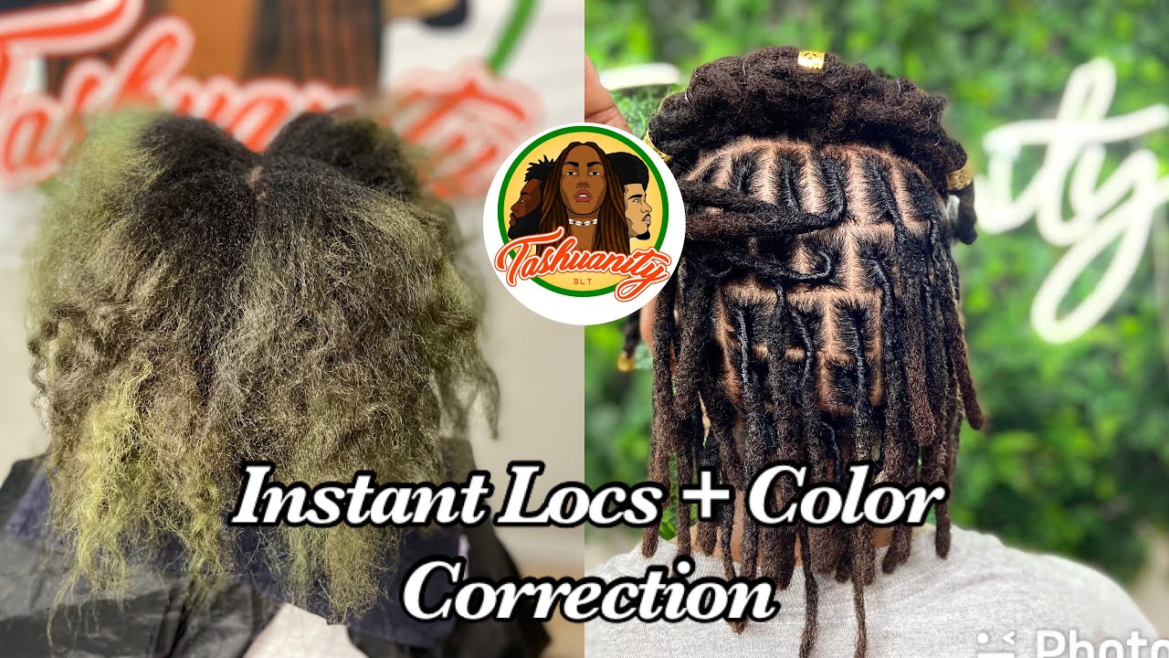 Instant Locking Straight Hair|Color Correcting green hair|Tashuanity3LT ...