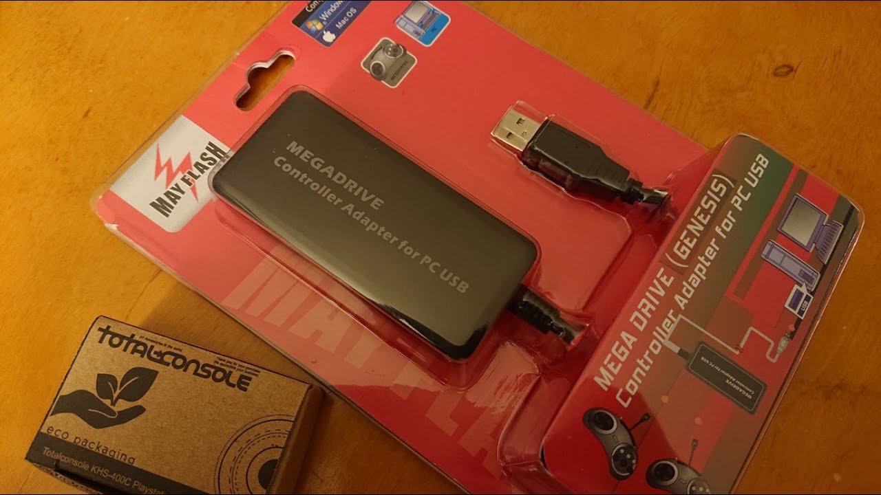 Mayflash Megadrive / Genesis Controller Adapter PC USB - Working with ...