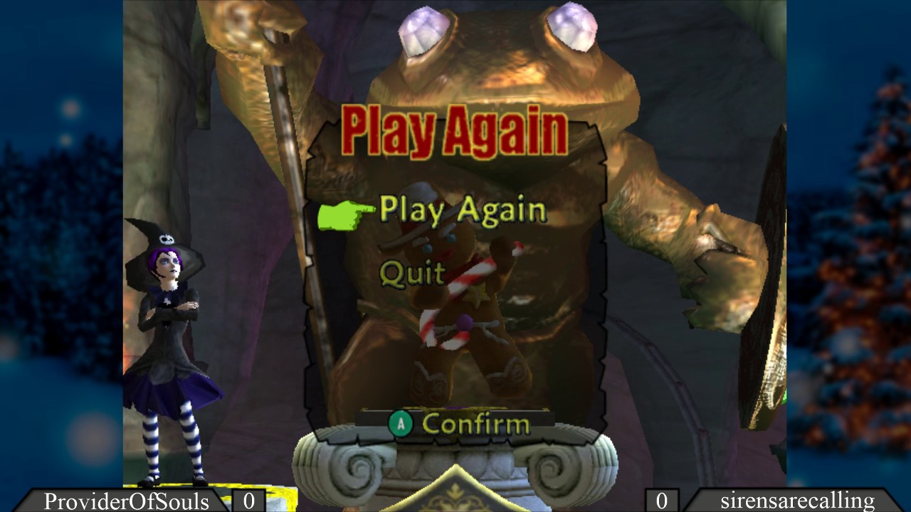 Shrekmas - ProviderOfSouls (Gingerbread Man) vs. sirensarecalling (Luna ...