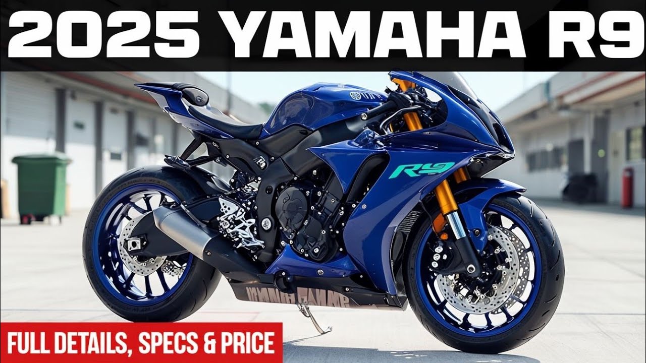2025 Yamaha R9 debuts – CP3 engine, Brembo brakes, Sports bike - YouTube