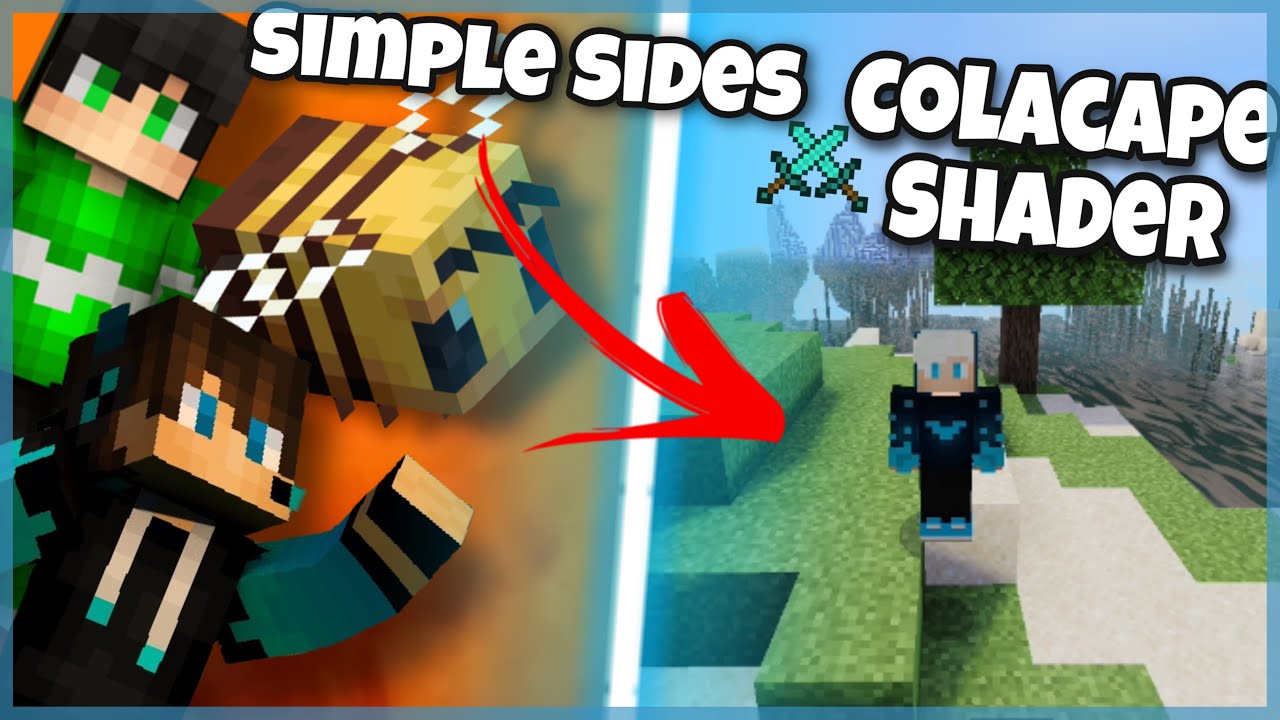 Como Tener Pasto De Minecraft Java En Bedrock(PE) Y COLACAPE SHADER ...