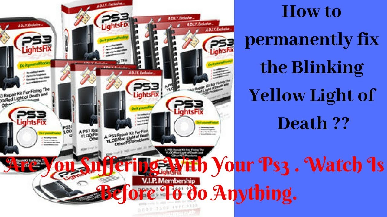 How to permanently fix the Blinking Yellow Light of Death - YouTube