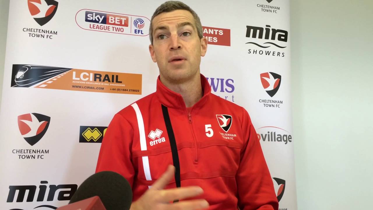 Aaron Downes pre Accrington Stanley v Cheltenham Town - YouTube