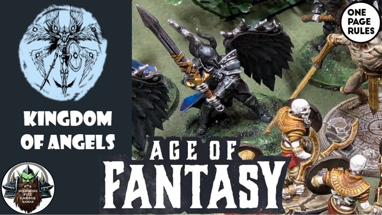 One Page Rules -Age of fantasy: Kingdom of angels - YouTube