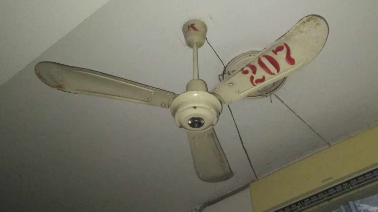 พัดลมเพดาน คาวา 48 นิ้ว พ.ศ.2533 Ceiling fan KAWA 48 Model 1990 - YouTube