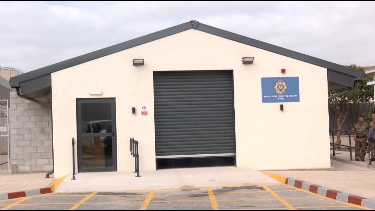 New British Forces Gibraltar Post Office facility opened at Devil's ...