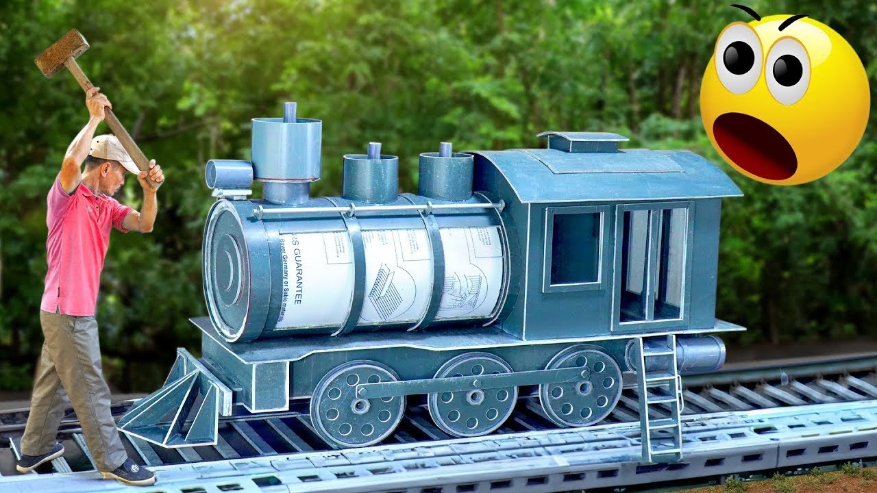 Crazy ideas! Train aquarium idea from PVC pipes - YouTube