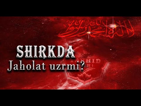 SHIRKDA JAHOLAT UZR BO‘LMASLIGIGA 5 DALIL-TAVHID NURI