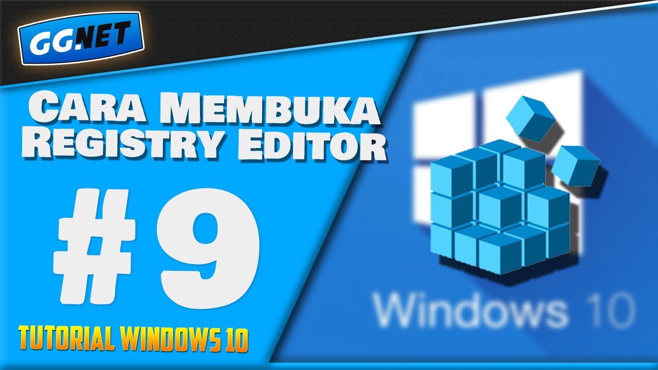 5 Cara Membuka Registry Editor di Windows 10, Mudah Banget! - TUTORIAL GENERAL WINDOWS 10 #9 ...