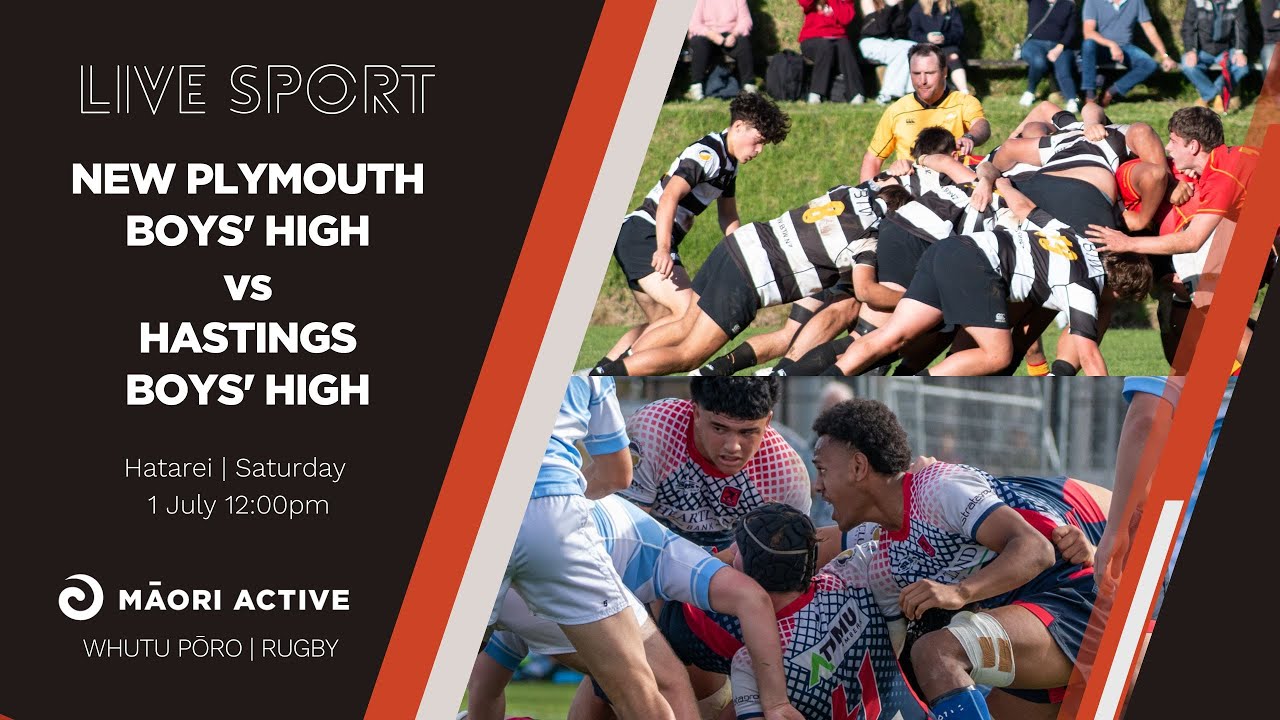 2023 Super 8 Rugby | New Plymouth Boys' High v Hastings Boys' High ...