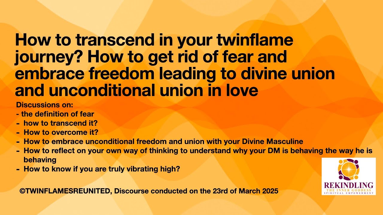 How to transcend in your TF journey?How to get rid of fear and embrace ...
