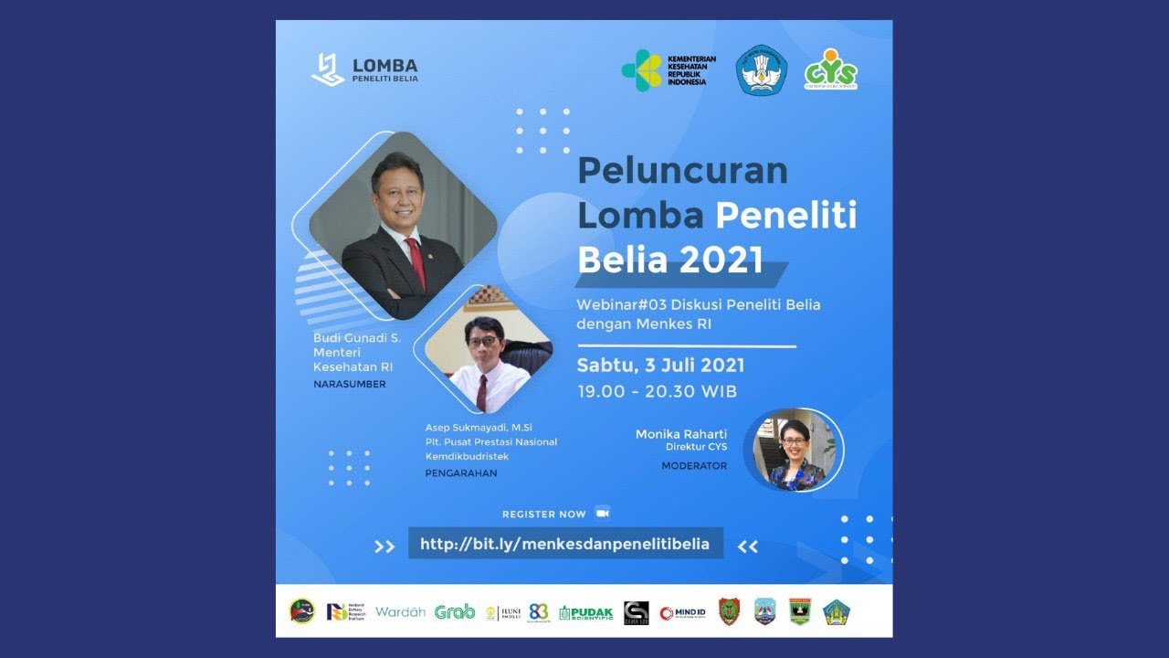 CYS | LPB 2021 | Webinar03 Diskusi Peneliti Belia dengan Menteri ...