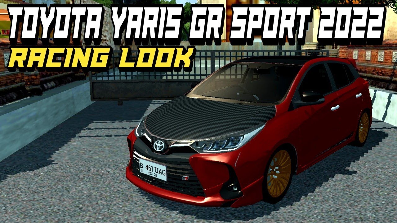 MOD TOYOTA YARIS GR SPORT 2022 RACING LOOK || MOD BUSSID TERBARU - YouTube