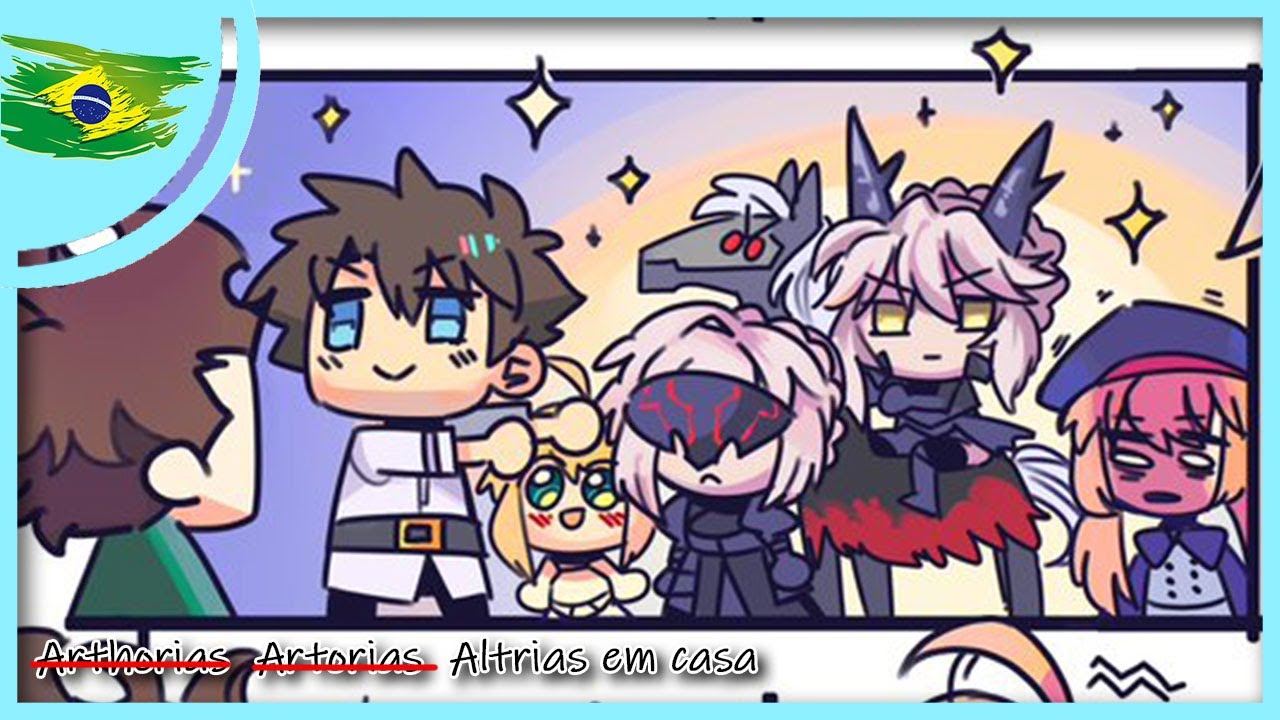 [FGO Comic Dub] Arthorias em casa - YouTube