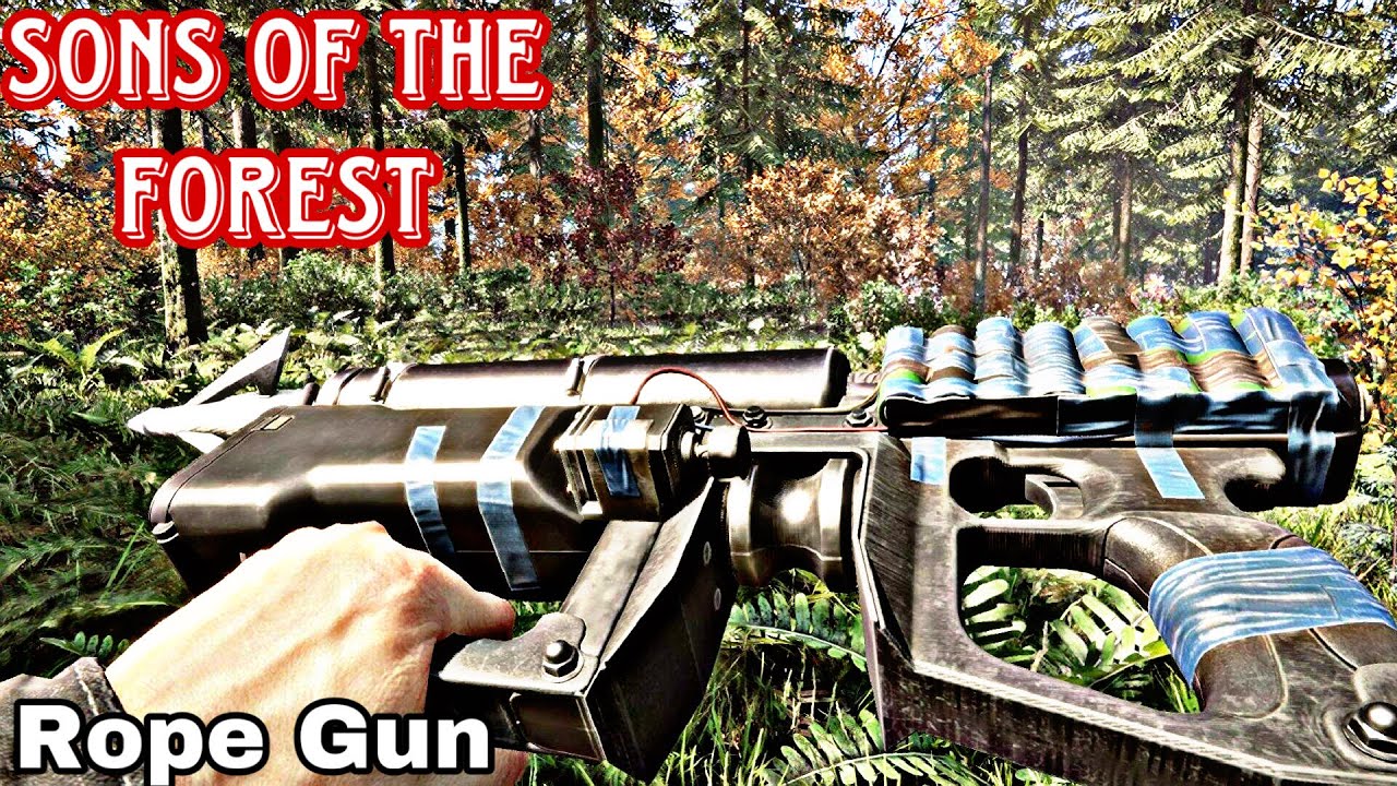 Sons Of The Forest Rope Gun Location Youtube