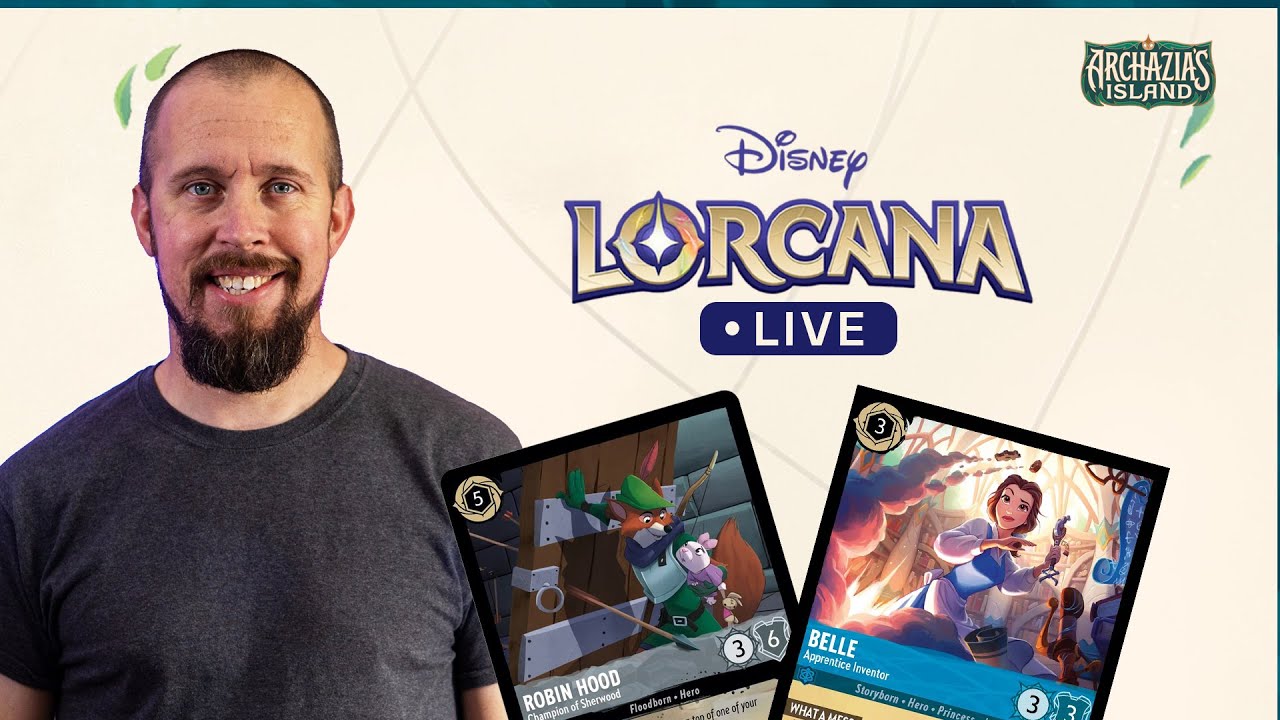 Disney Lorcana Live | J&L - Big Dizz Rizz Invitational Series - YouTube