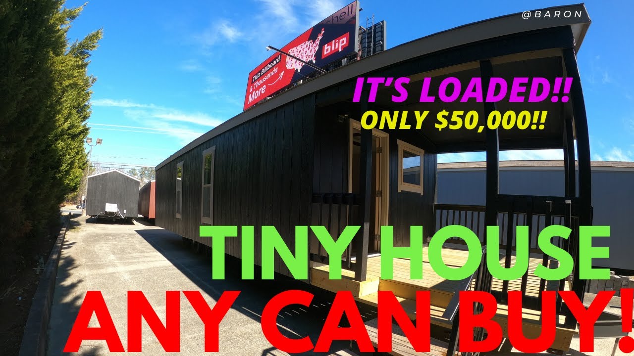 A Super Cheap Tiny House Anyone Can Buy & It's Fully Loaded / Take Look ...