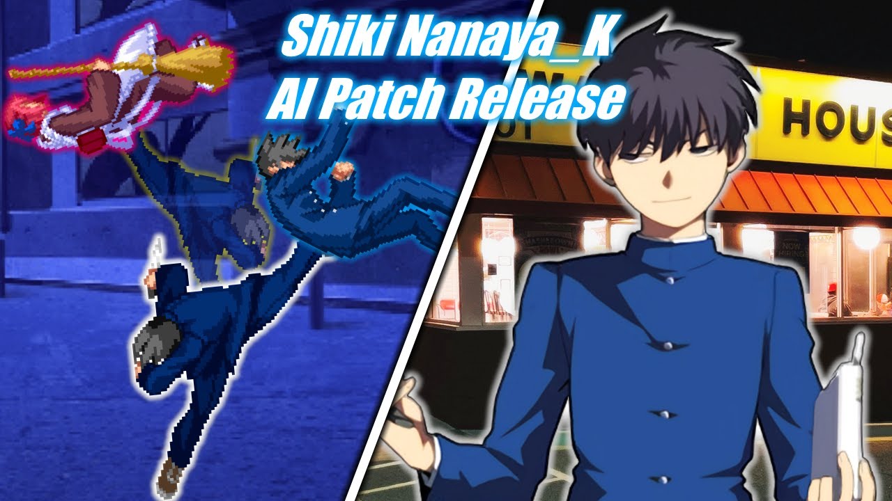 MUGEN AI Patch Release: Shiki Nanaya by Kohaku - YouTube