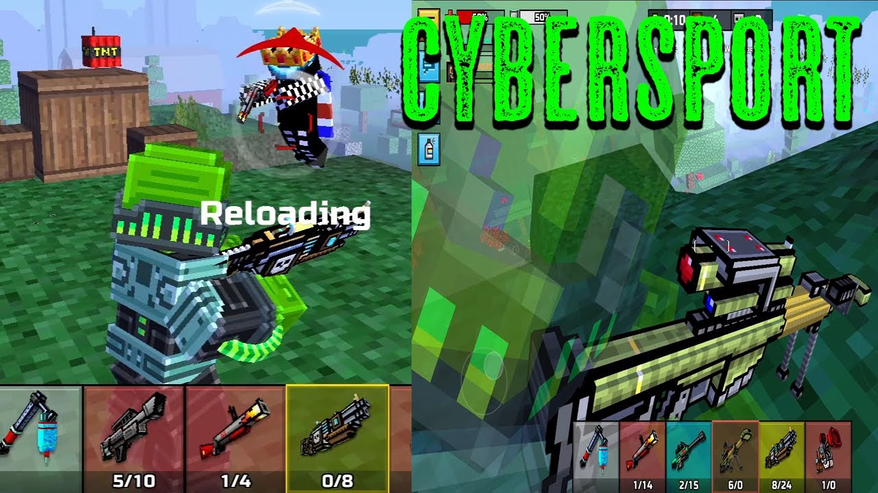Pixel Gun 3D - Cybersport in Battle Royale (feat Fortnite) - YouTube