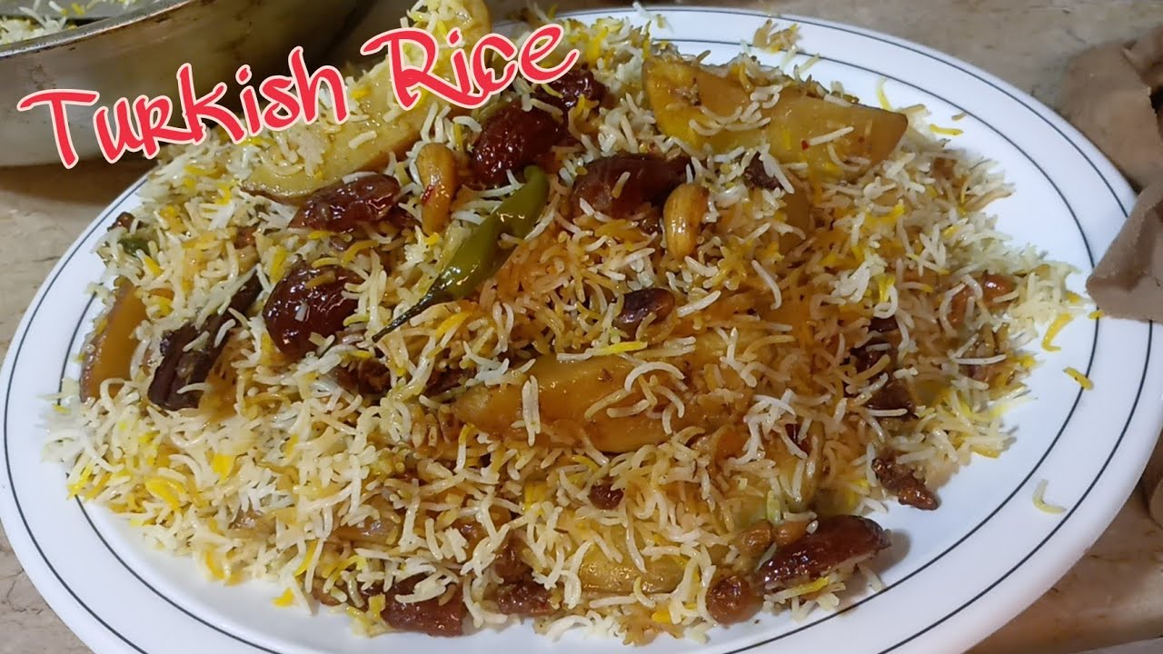Turkish rice recipe || how to make Turkish rice | unique recipe,unique ...