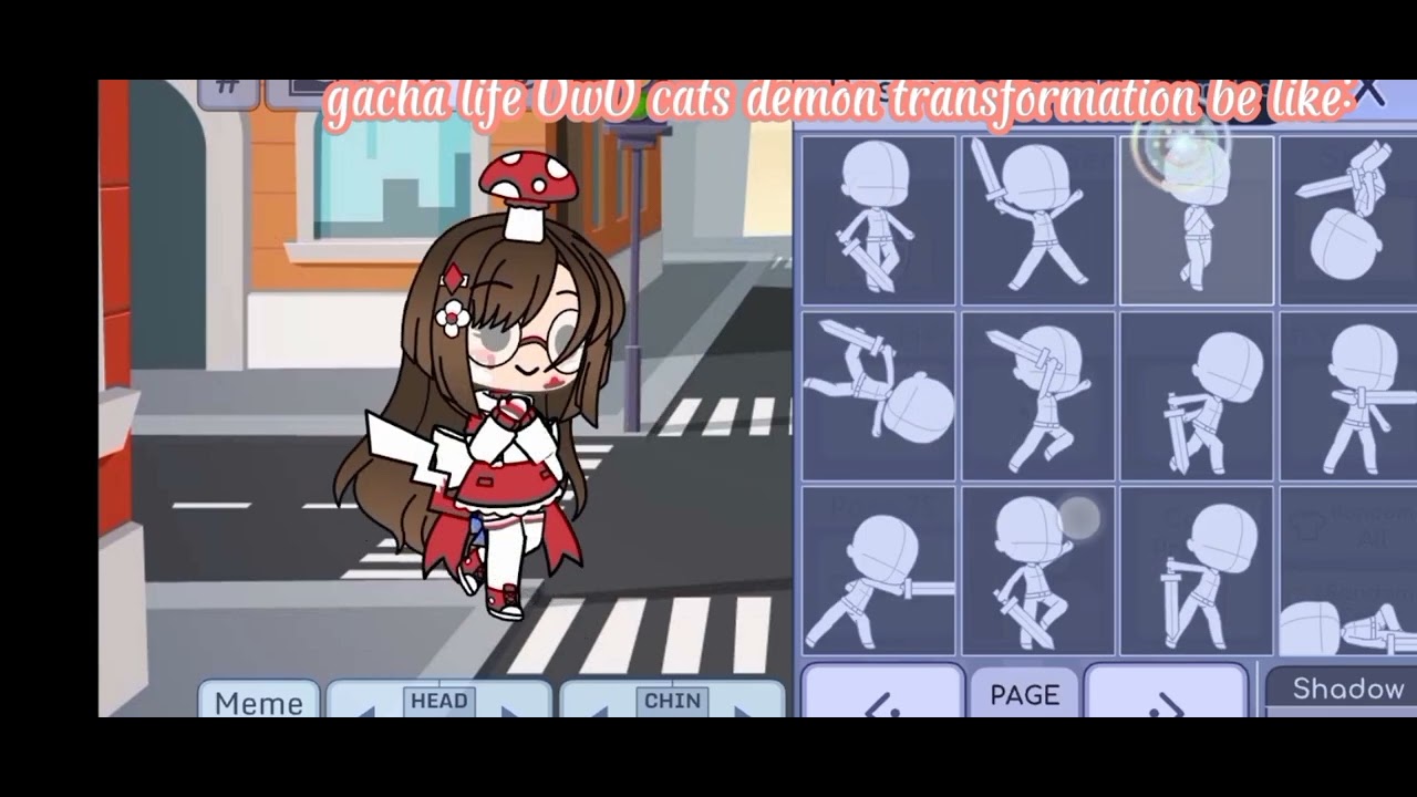 Gacha UwU cats demon transformation be like: - YouTube