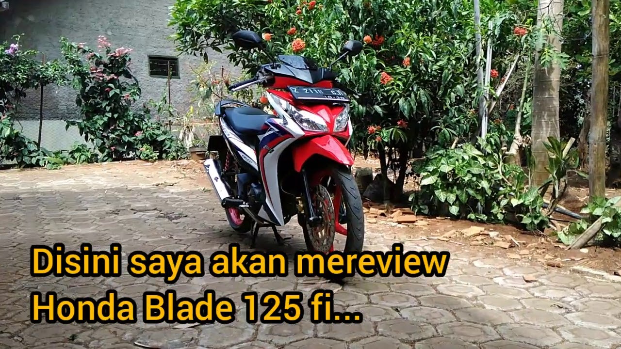 Honda blade 125 fi modifikasi "bukan sultan" - YouTube