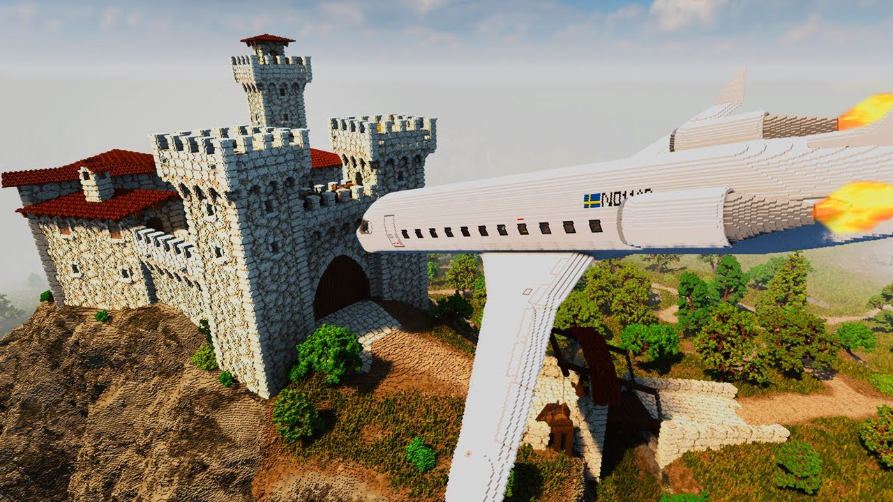 Plane Crashes into Castle | Teardown - YouTube