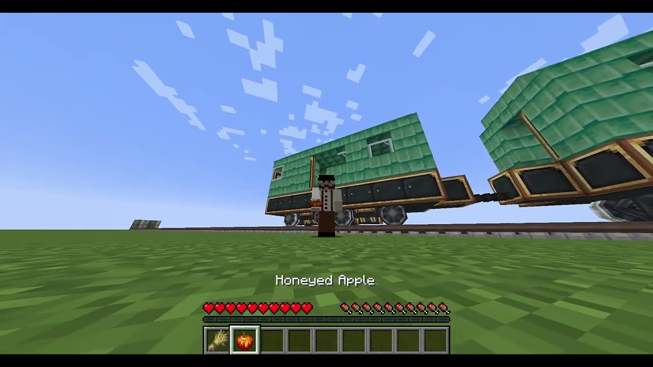 I tried to build 1960's trains in Minecraft Create mod... - YouTube