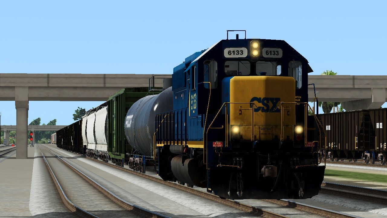 Run8 Train Simulator V3 - Working CSX A784 -The Orlando Local- - YouTube