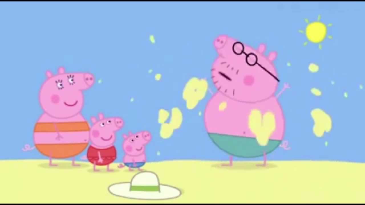 3.Peppa Pig - At the Beach (Lồng Tiếng) - YouTube