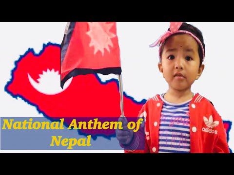 36 Months baby girl singing “ Sayaun Thunga Phool Ka “ - Nepal National Anthem | cover by Aarsu