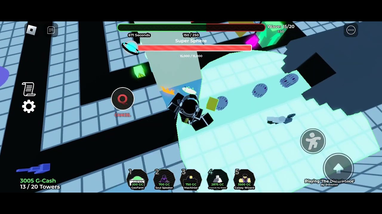 easy way to solo normal mode in geometry tower defense - YouTube