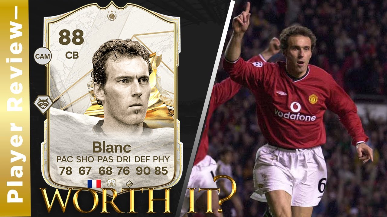 A MUST Complete SBC🥶! 88 Rated Icon Laurent BLANC Player Review! EA ...